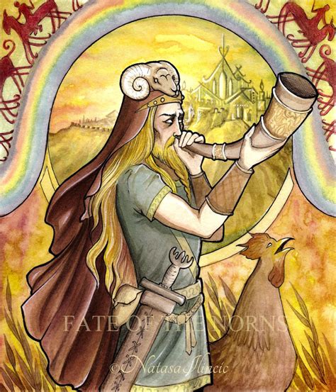 Heimdall By Unripehamadryad On Deviantart Heimdall Art Norse