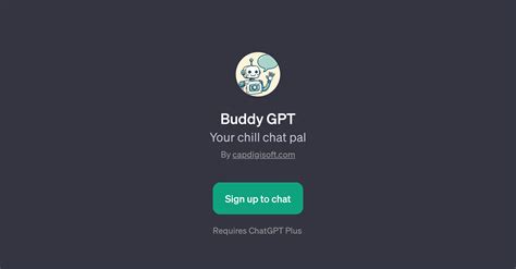 Buddy Gpt Ai Tool For Virtual Companions