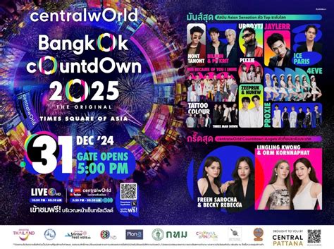Centralworld Bangkok Countdown 2025 The Original Time Square Of Asia