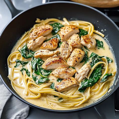 Amazing Creamy Spinach Chicken Pasta For Ultimate Comfort