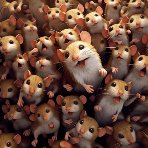 Small Rat Living Indoors Premium Ai Generated Image