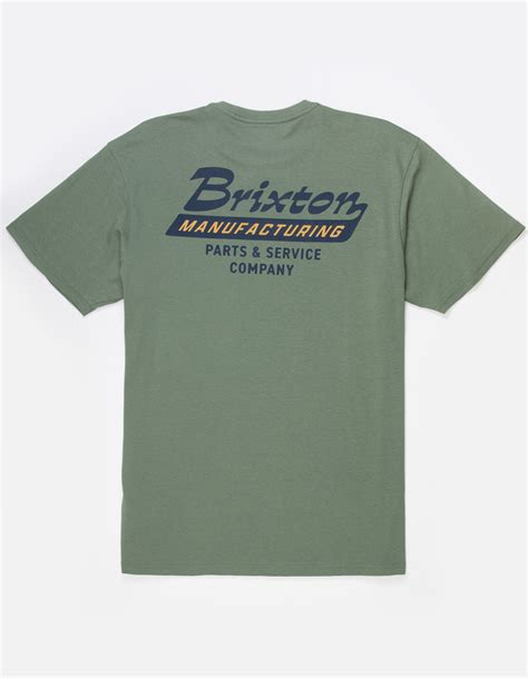Brixton Township Tailored Mens Tee Green Tillys