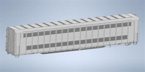 🚗 Ho Scale Ttx Unilevel Autorack Car・ Stl File For 3d Printing・cults