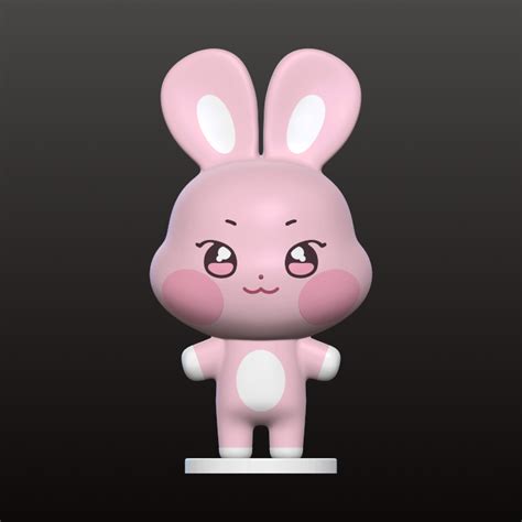 🗝️ Ateez Seonghwa Aniteez Ddeongbyeoli Keychain Figure・ 3d File For 3d