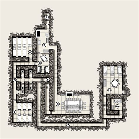 Dwarven Throne Hall Spider Lord 29x58 R Battlemaps
