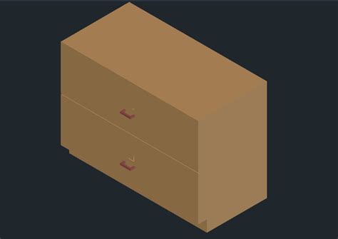 Cajonera De Oficina En Autocad Descargar Cad 101 02 Kb Bibliocad