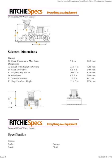 pdf doosan dl200 wheel loader dokumen tips