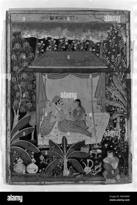 Unidentified Page From A Dispersed Nayika Series Indian Unidentified Page From A Dispersed