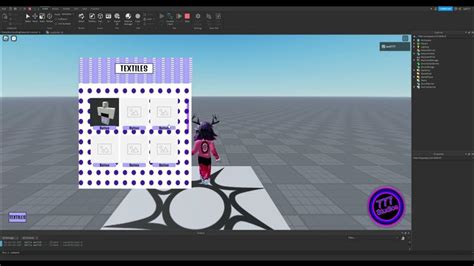 Screen Gui With Scrolling Frame And Buttons To Offer Shirt And Pants In