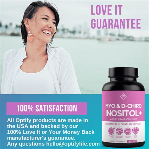 Inositol Supplement For Hormone Balance And Ovarian Support 30 Day