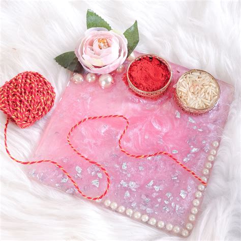 Order Online Elegant Bhai Dooj Rasin Thali Blissmyt