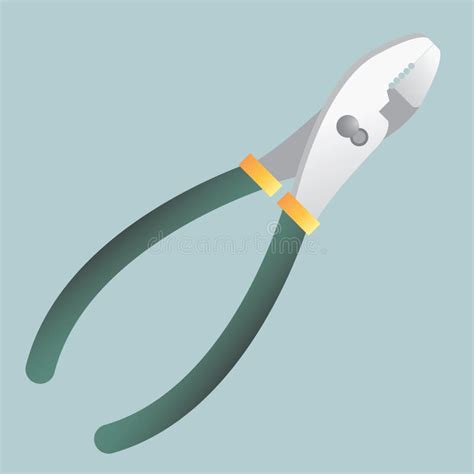 Cutting Plier Vector Illustration Decorative Design Stock Vector