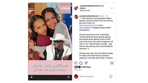 Blk Alerts ‘tracey Was Her Boss Deion Sanders Shuts Down Interview