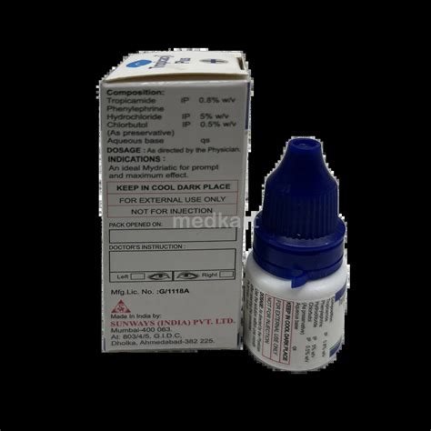 Tropicacyl Plus Eye Drops 5 Ml Price Uses Side Effects And Substitutes