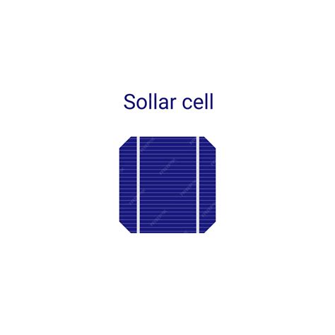 Premium Vector Pv Cell Solar Cell Part Of Solar Panel Photovoltaic System