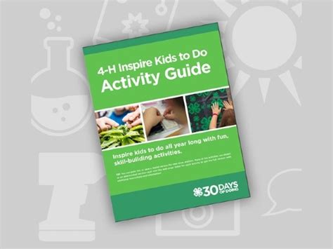Download 4‑h Activity Guides National 4 H Council