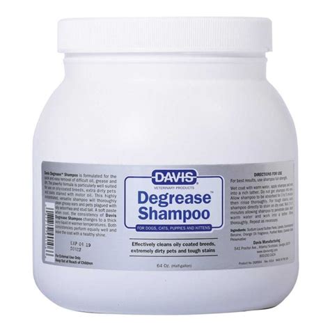 Davis Degrease Shampoo 64 Oz Rtu Ryans Pet Supplies