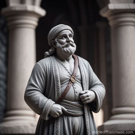 Stone Statue Of Smee Stable Diffusion Online