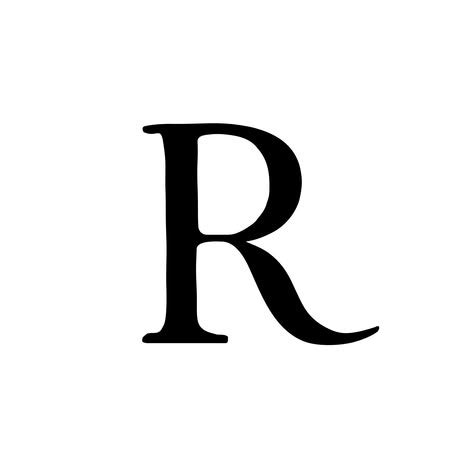 Letter R Fonts Design
