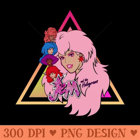 Jem And The Holograms Tshirt Png Graphic Design Inspire Uplift