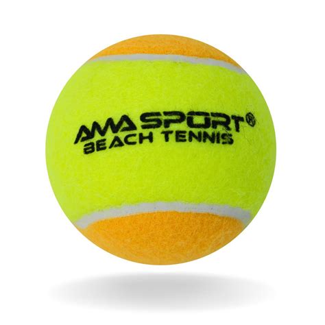 Bola Ama Sport Beach Tennis Itf Approved Spitter