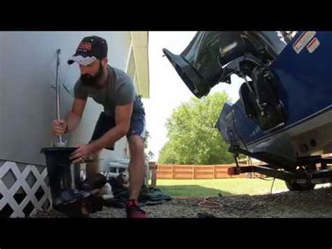 How to change impeller 2012 50 HP Mercury - YouTube