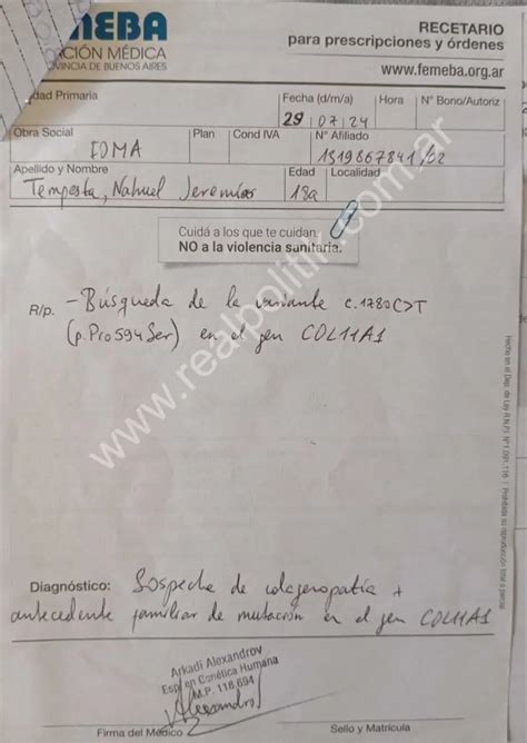 Ioma Dilata El Tratamiento De Un Paciente En Riesgo Y Le Autoriza Otro
