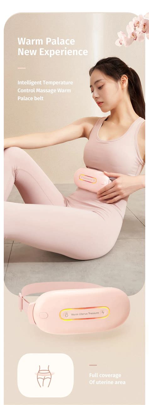 Wireless Menstrual Heating Waist Belt Massager Warm Uterus Treasure