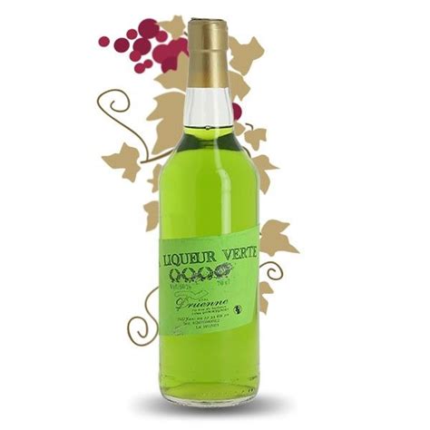 Liqueur Verte De Druenne Liqueur Vins Vert