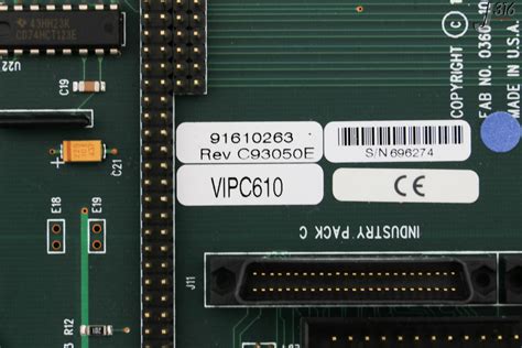 32801 Sbs Technologies Pcb Vmbus Ip Carrier 0360 1026c 91610263 W Tip866 10 And Tip570 10