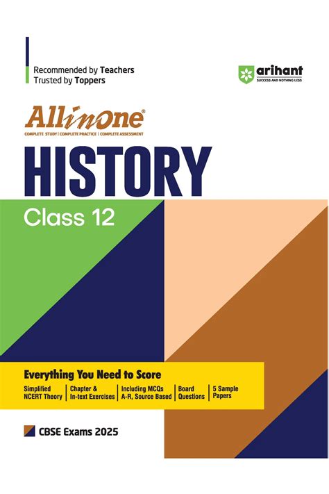Class 12 Cbse All In One History 2025 Arihant Publication Lucky