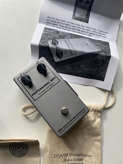 D A M Tone Bender Mk2 2007 Gray Reverb