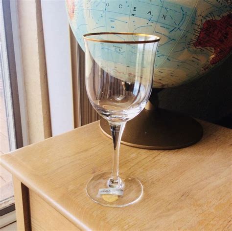 Noritake Crystal Stemware Water Goblet Cocktail Glass Wine Drinking