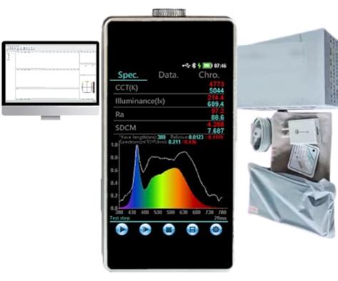 Vtsyiqi Spectrum Illumination Meter Spectral Irradiance Meter Want It All