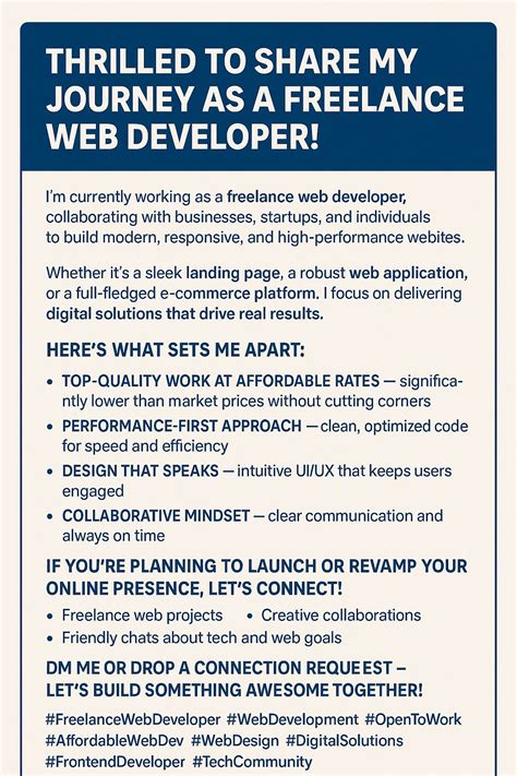 Freelancewebdeveloper Webdevelopment Opentowork Affordablewebdev Aditya Verma