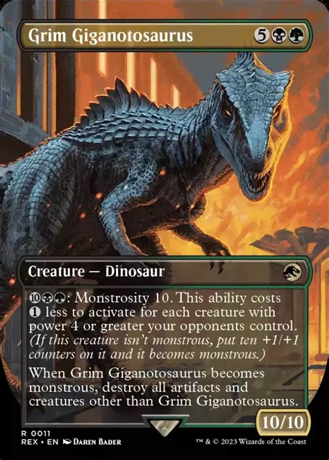 Magic The Gathering Jurassic World Cards Full List Card Gamer