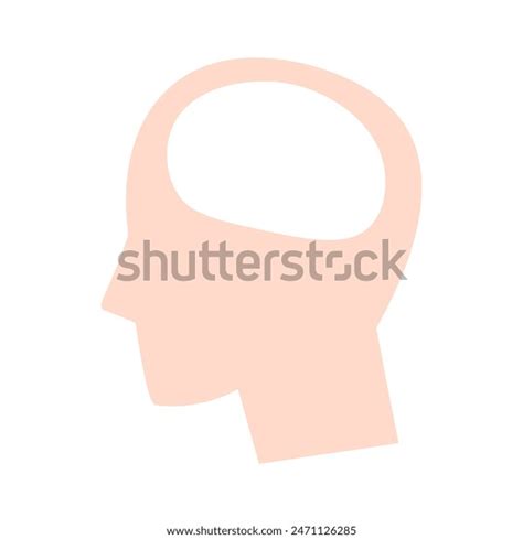 Empty Mindset Icon Clipart Image Isolated Stock Vector Royalty Free