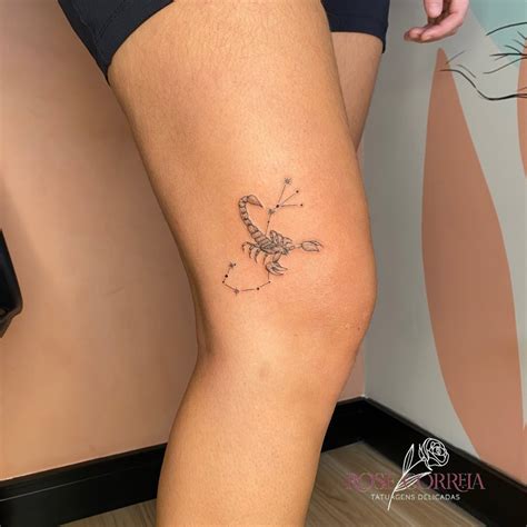 Scorpio Thigh Tattoo Thefab20s