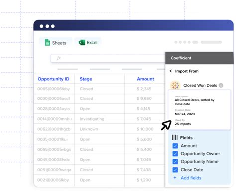 Live Spreadsheet Data Connectors For Data Enablement By Coefficient