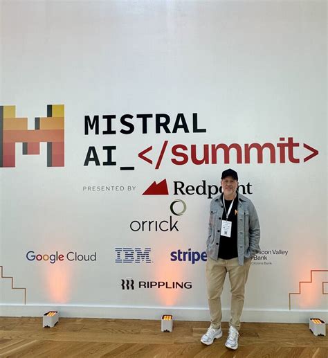 Great Day Ahead The First Ever Mistral Ai Summit In San Francisco Who Just Released Pixtral