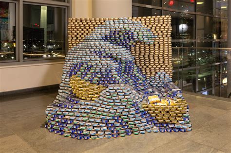 These Massive New Sculptures In Nyc Are Made Entirely Of Canned Goods