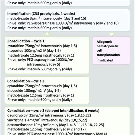 Schema Of Ukall14 Treatment Protocol Download Scientific Diagram