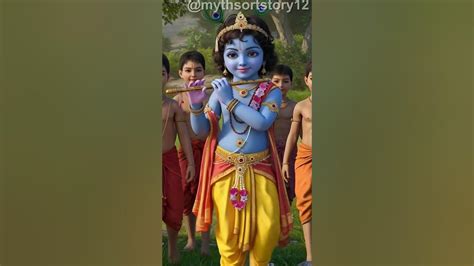 Chhote Krishna👱💙vs Kaliya Naag🐍krishna Krishnabhajan Krishnalove