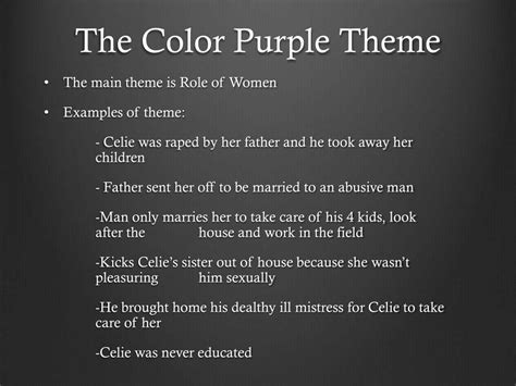 Ppt Beloved Vs The Color Purple Powerpoint Presentation Free