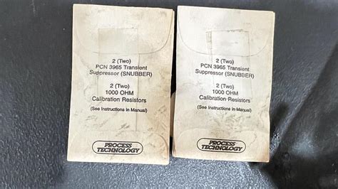 New Process Technology 1 000 Ohm Calibration Resistors Qty 8 For Sale