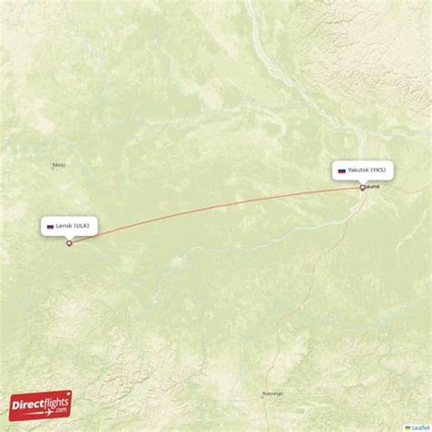 Direct Flights From Yakutsk To Lensk Yks To Ulk Non Stop