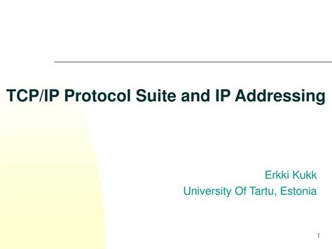 ppt tcp ip protocol suite and ip addressing powerpoint presentation