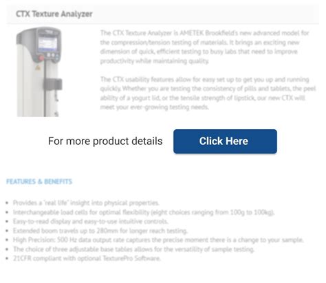 Ctx Texture Analyzer Online Ametek Brookfields Advanced Model