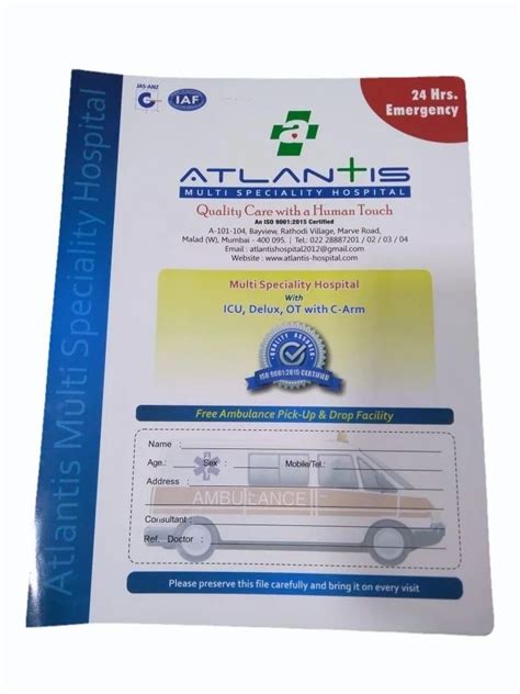 Hospital Record Files At ₹ 115piece Hospital And Medical Record Files