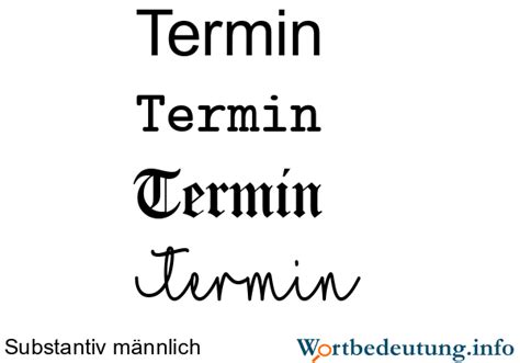 Termin Einfach Erklärt ⭐ Synonyme ⭐ Beispiele